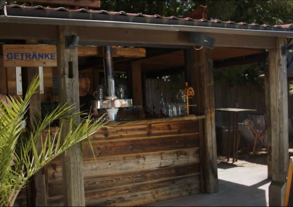 Die Strandbar im FISCHER am Ammersee